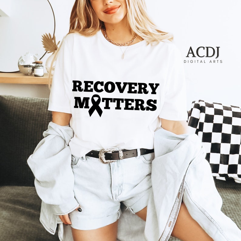 Addiction Recovery Awareness Svg Addiction Recovery Svg Teal Ribbon ...