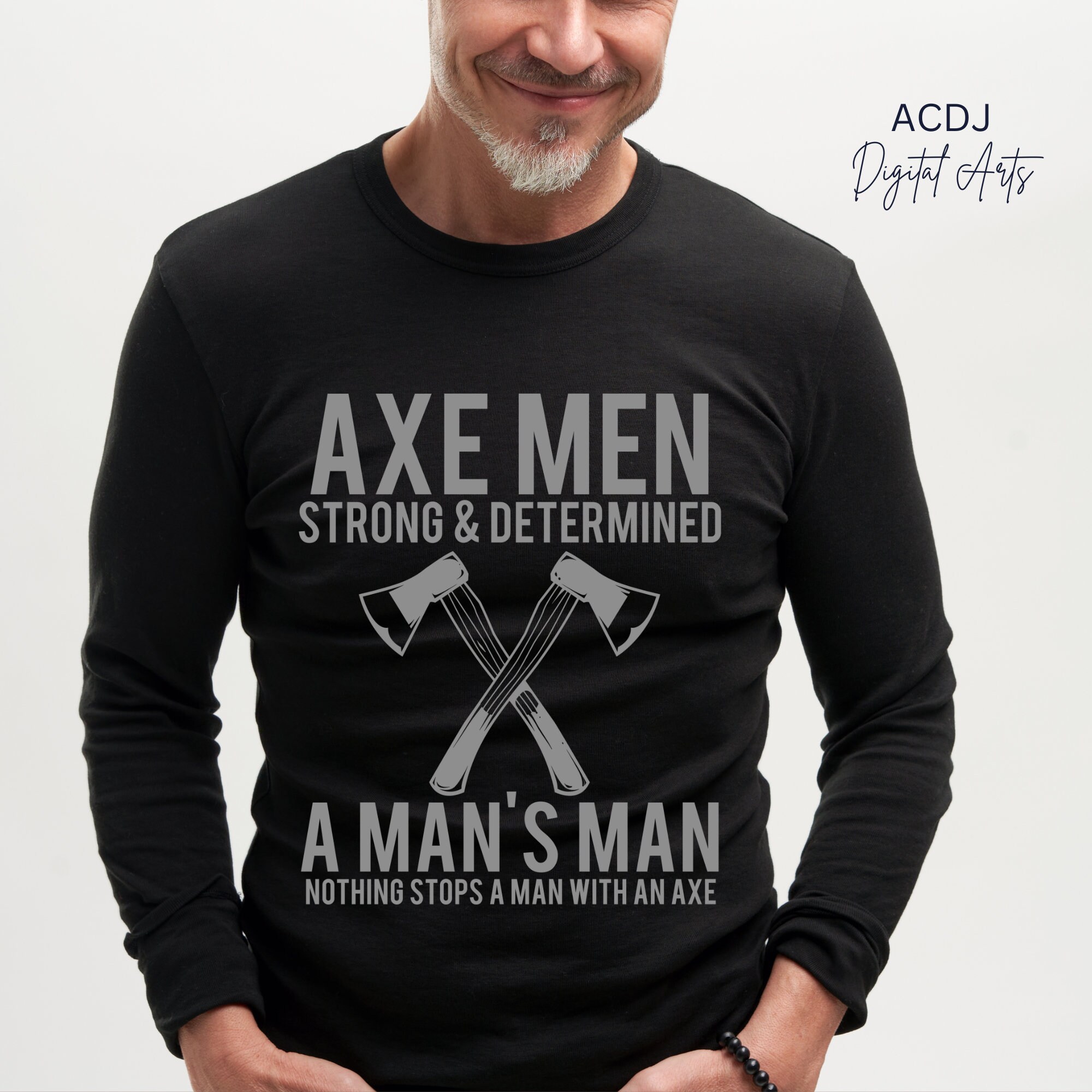 Woodsman Logger Shirt PNG Axe Men Sweatshirt Sublimation Design Crossed ...