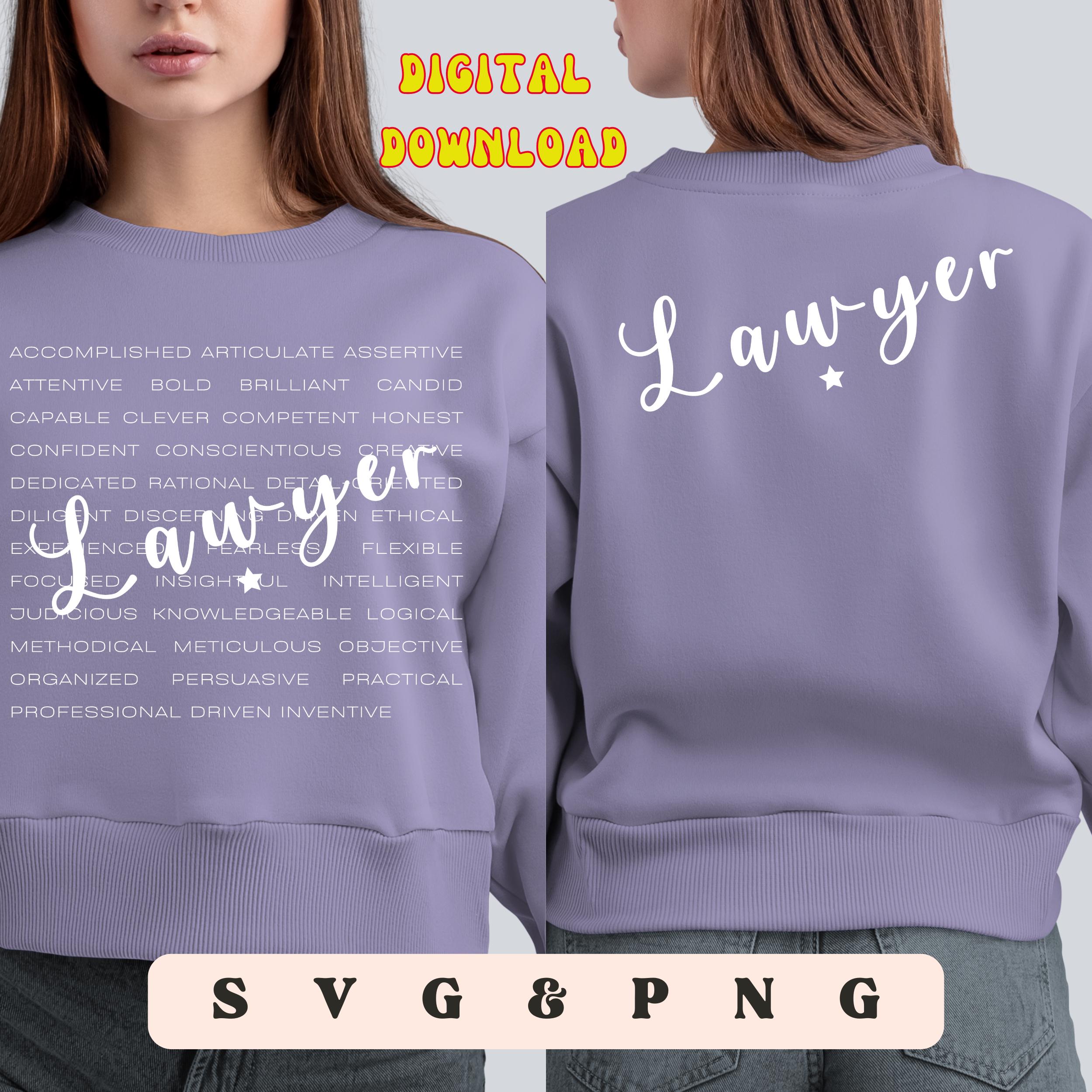 Lawyer Shirt Png Lawyer Svg Funny Lawyer Attorney Sublimation Digital ...