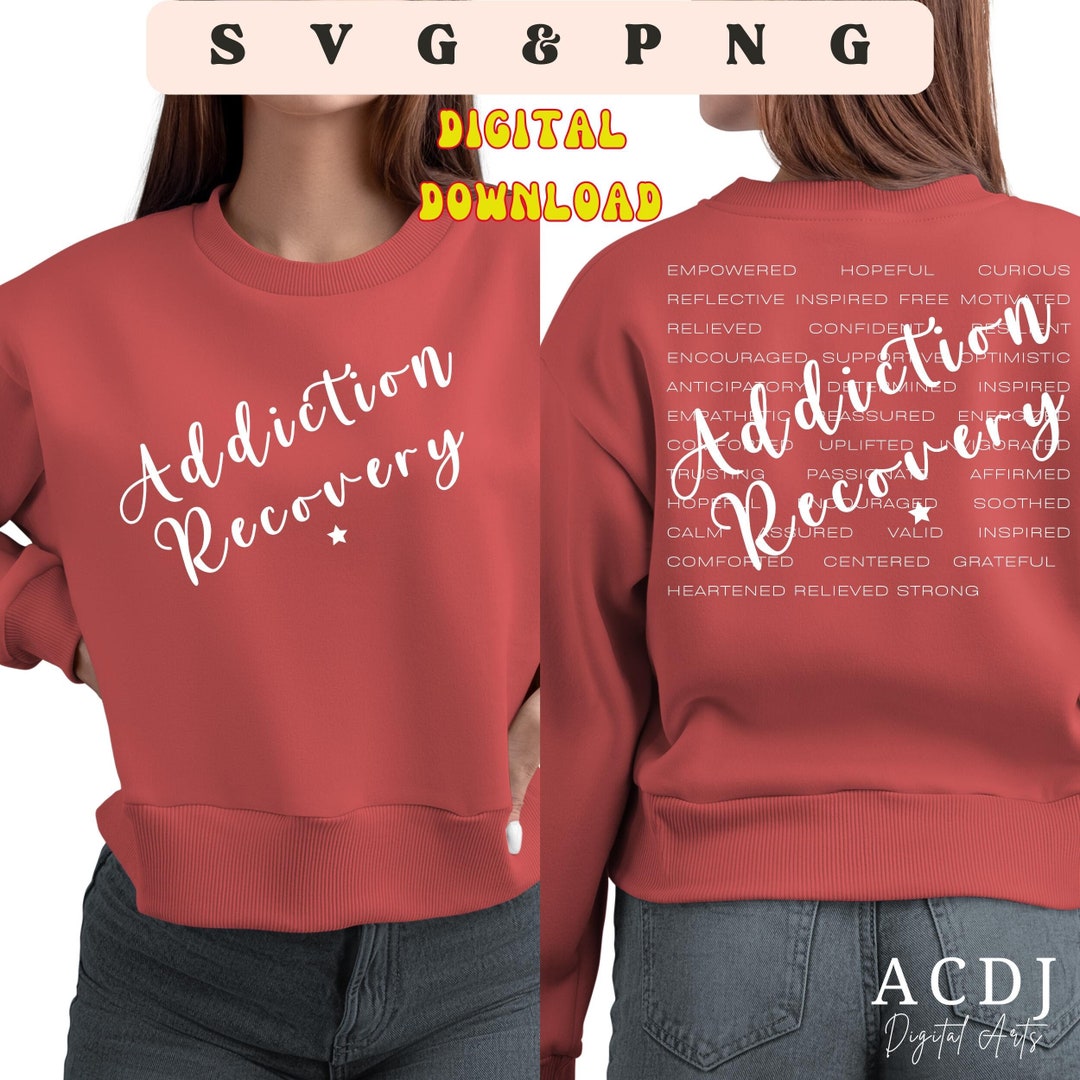 Addiction Recovery Shirt Svg Cricut File Png Mental Health SVG Sober ...