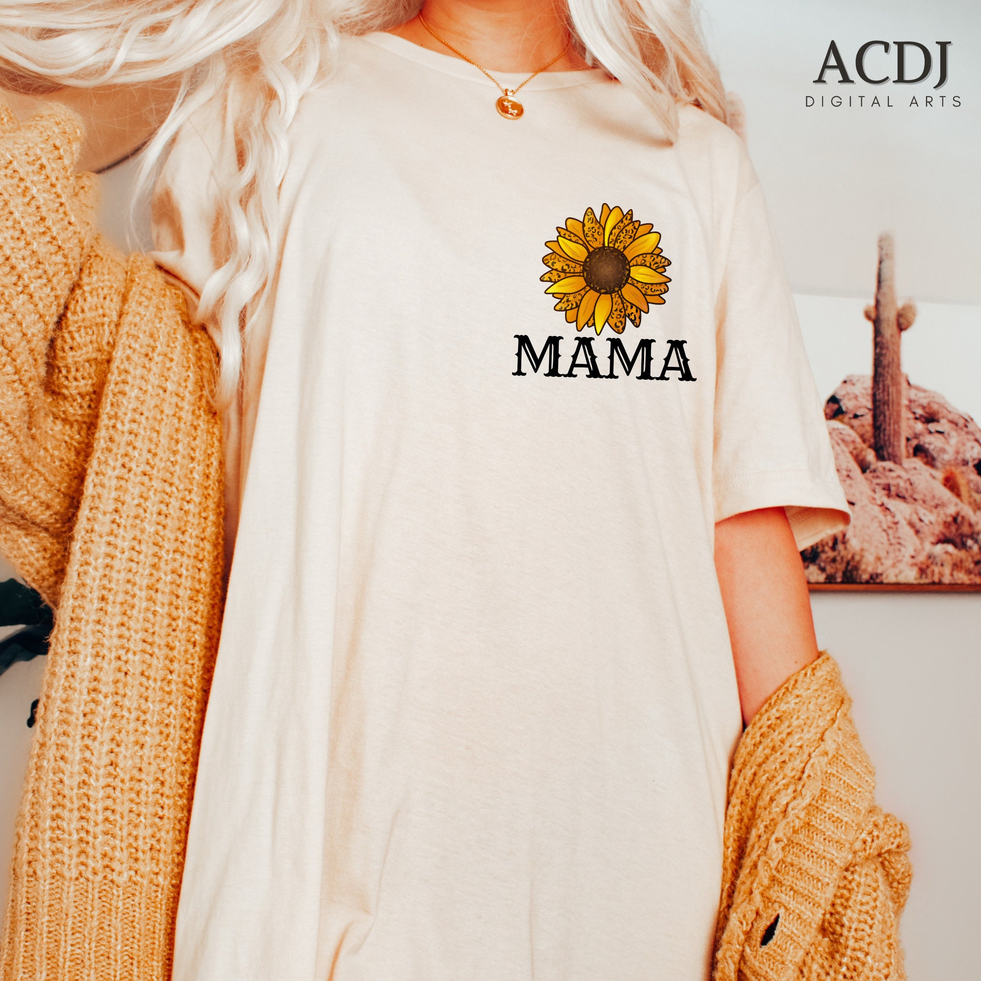 Mama Sunflowers Designs Png Sunflower Lover Gift Ideas Yellow Sunflower ...