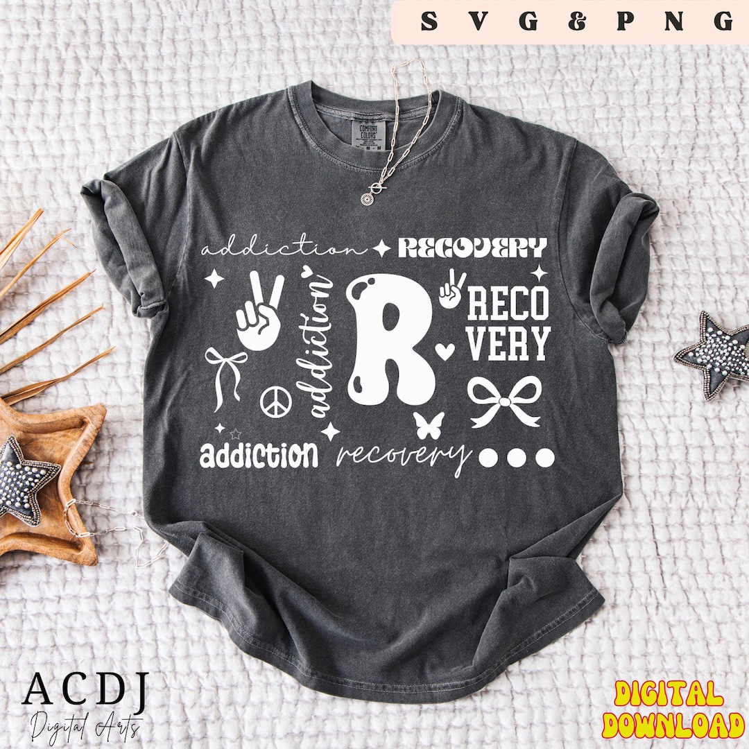 Addiction Recovery PNG SVG Clipart, Inspirational Graphics for Sobriety ...