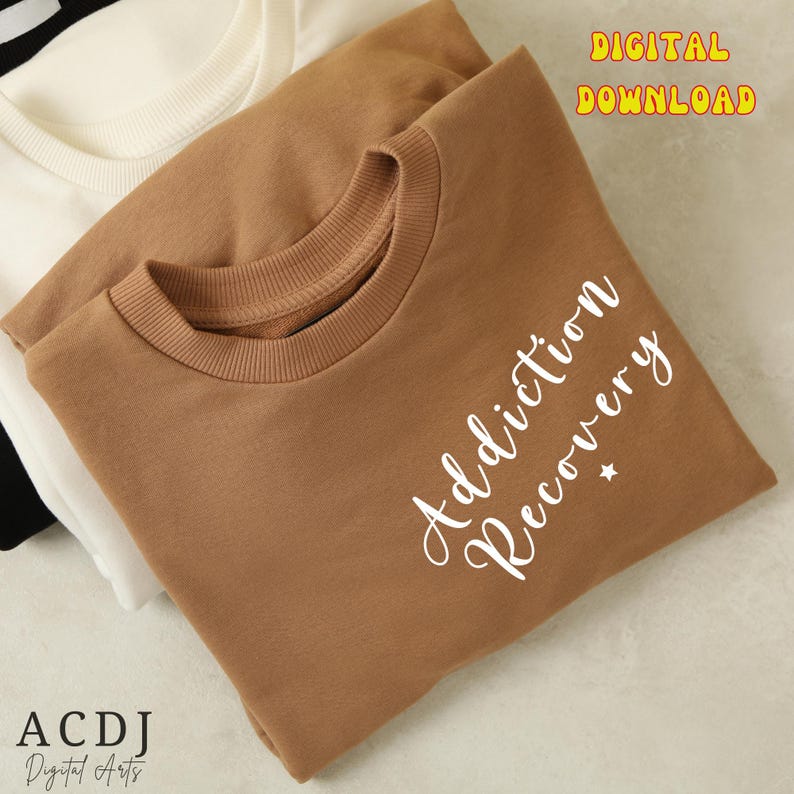 Addiction Recovery Bundle Svg Png Recovery Awareness Shirt Cut File ...
