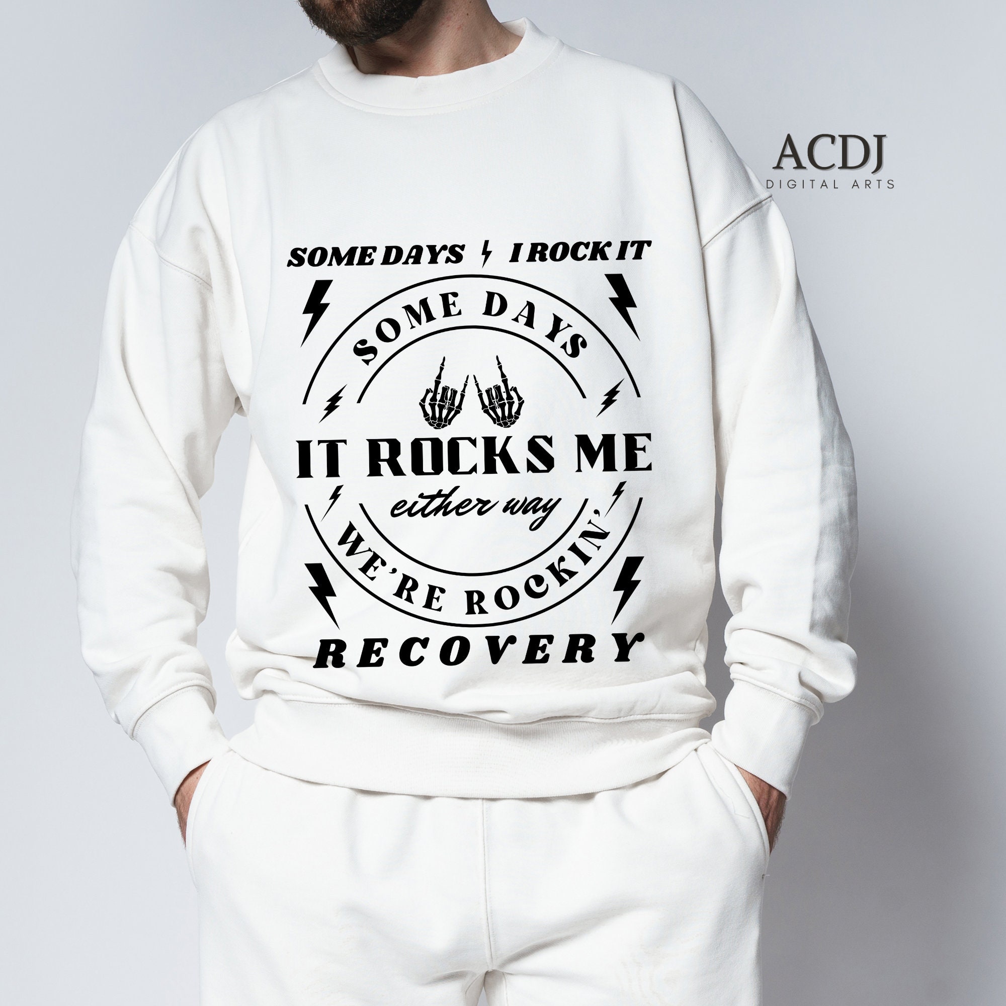 Rocking Recovery SVG Sobriety Svg Recovery Svg Mental Health Svg Png ...