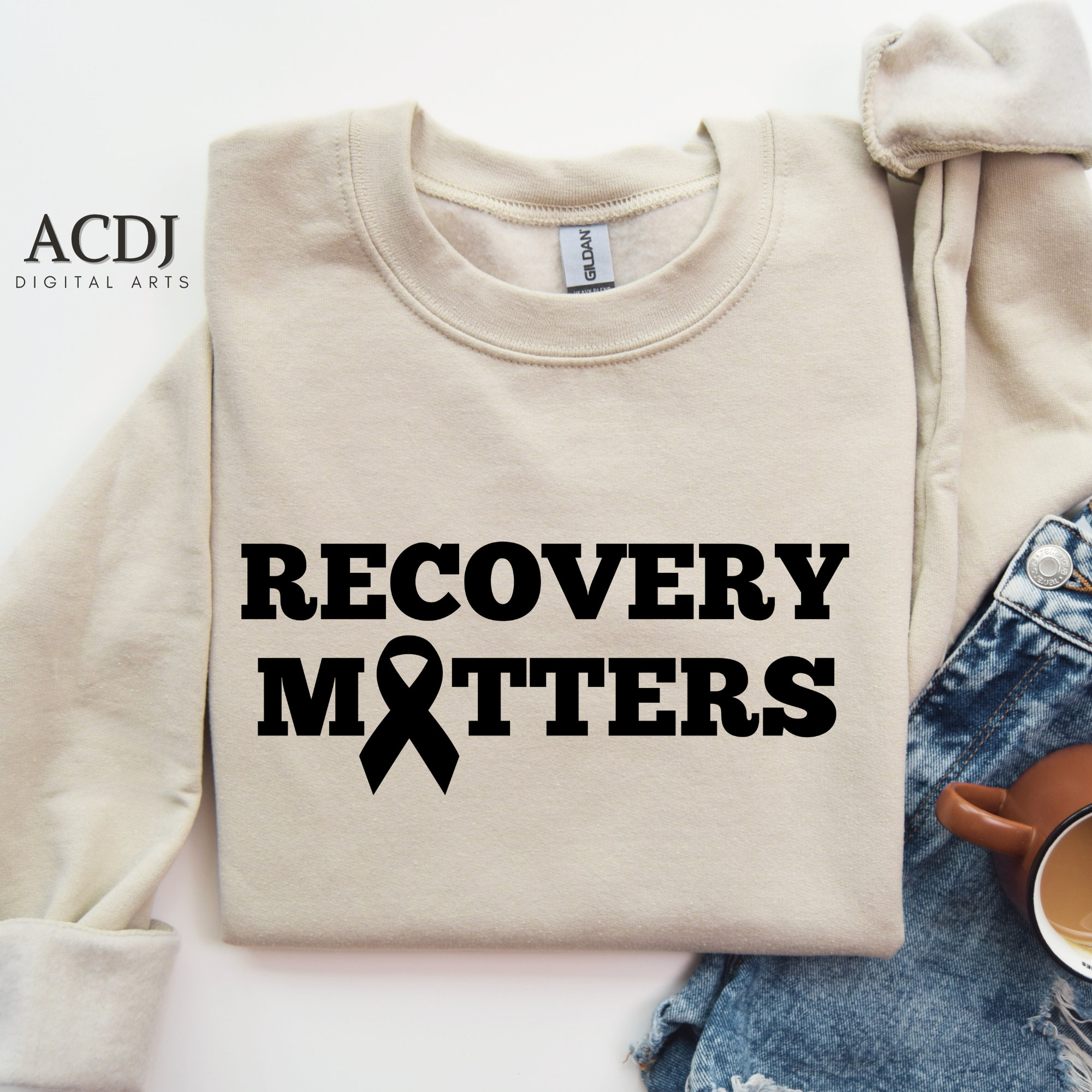 Addiction Recovery Awareness Svg Addiction Recovery Svg Teal Ribbon ...