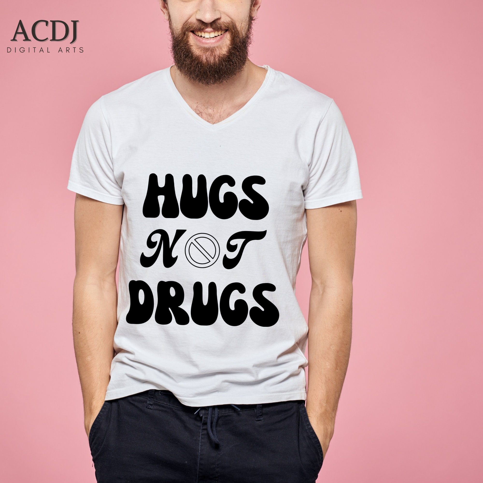Addiction Recovery Awareness Svg Hugs Not Drugs Svg Recovery Png Say No ...