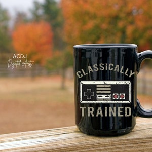 Gamer Tshirt Classically Trained Video Game Gamer Gift Vintage T-shirt ...