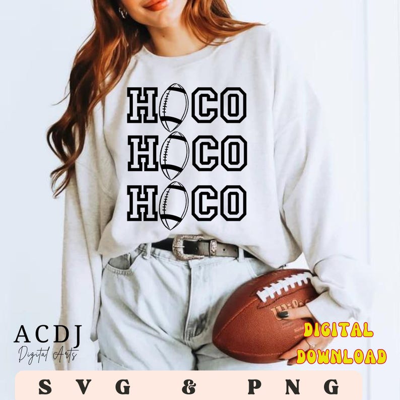 Hoco 2024 Bundle Svg Png Homecoming Game Football Squad High School ...
