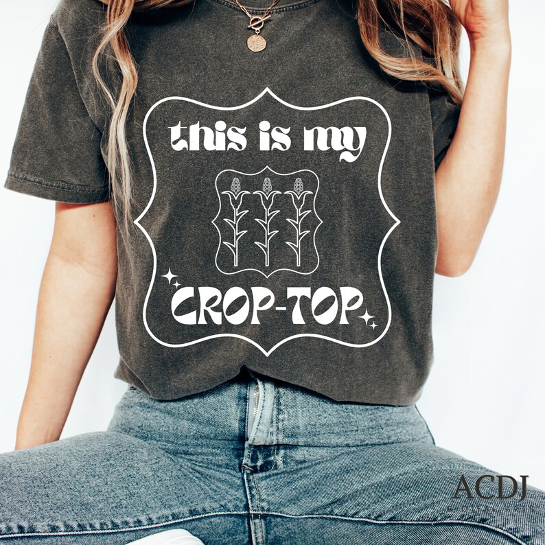 This is My Crop Top Png Crops Tee Shirt Sublimation Designs Crops Png ...
