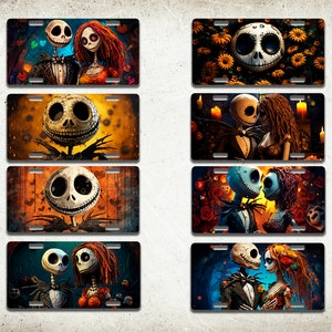 35 Halloween License Plate Sublimation Png, Pumpkin License Plate ...