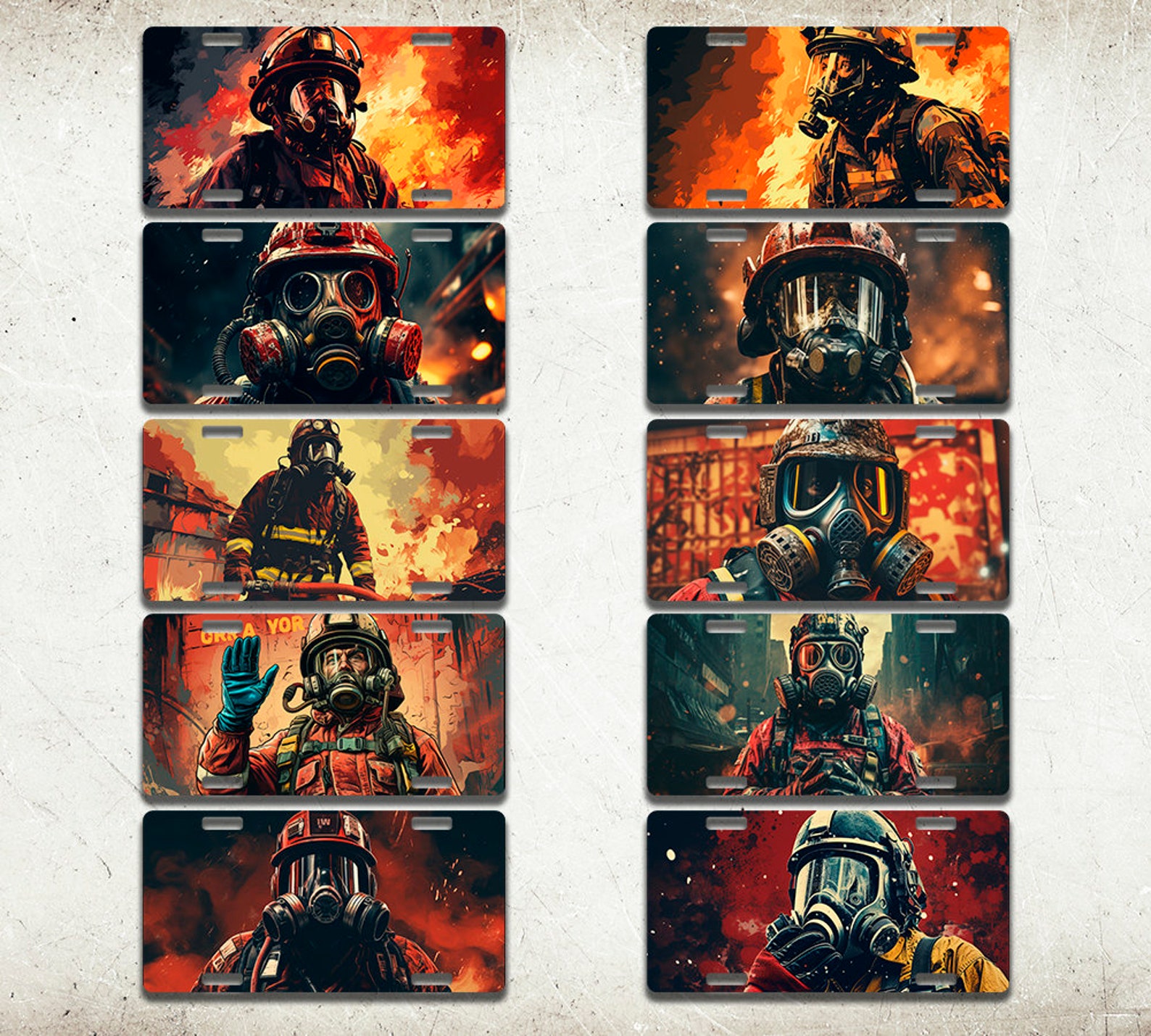 35 Firefighter License Plate Sublimation Png, Fire Department License ...