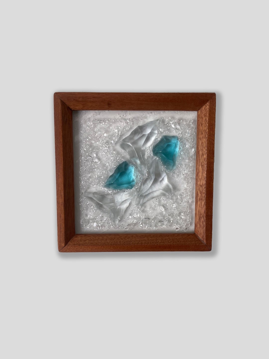 Art Glass Wall Décor 3D Crystal Glass Wall Sculpture Modern - Etsy