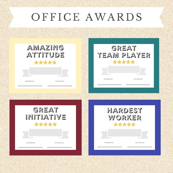 Funny Employee Award Categories