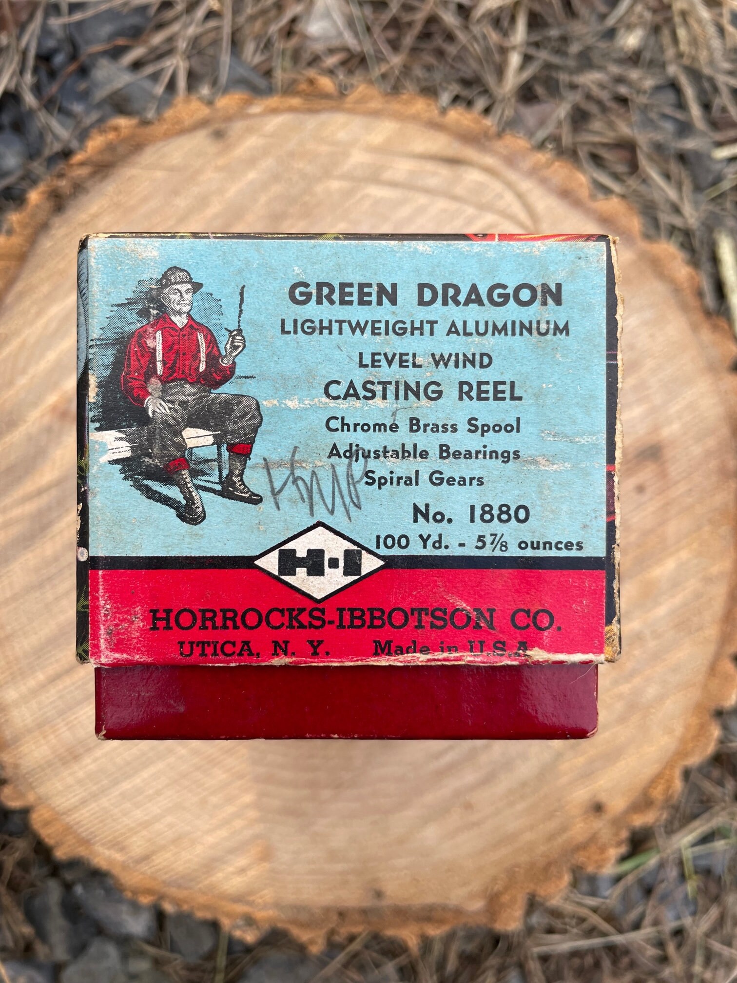 Horrocks-ibbotsen No 1880 Green Dragon Bait Casting Reel EX in Box - Etsy