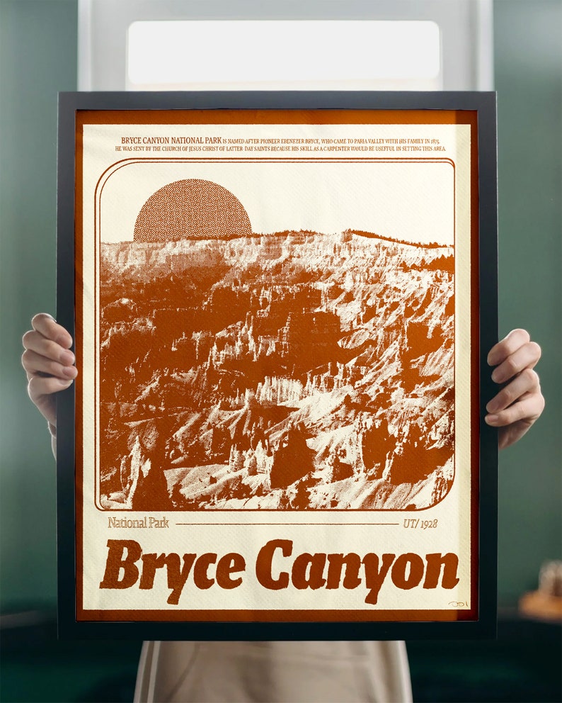 Bryce Canyon National Park Poster - Etsy