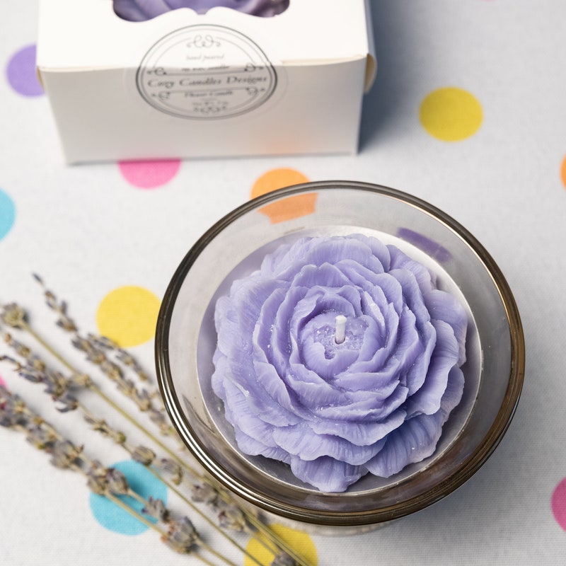 Flower Candle - Etsy