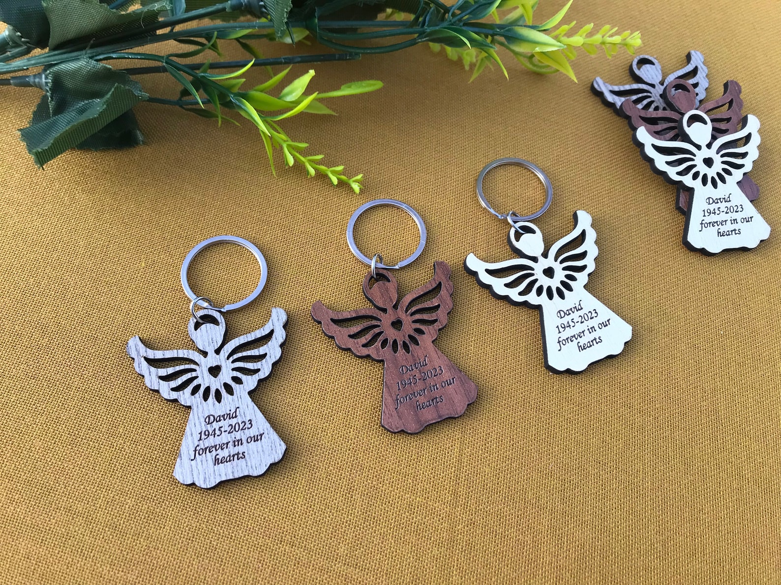 Celebration of Life ,funeral Favors for Guests Personalized Angel ...
