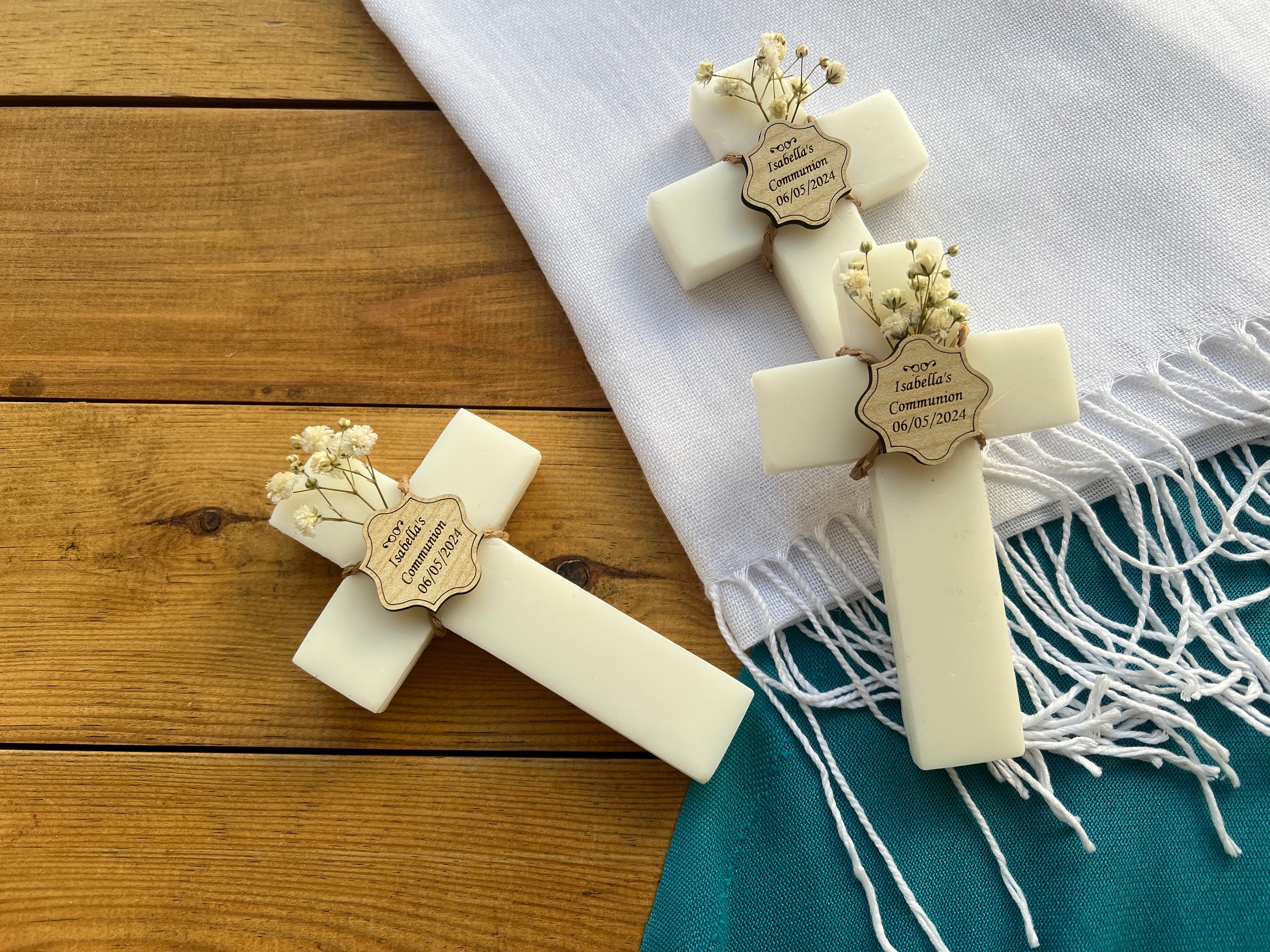 Baptism Cross Soap Favors Baptism Favor Birthday Baptism First ...