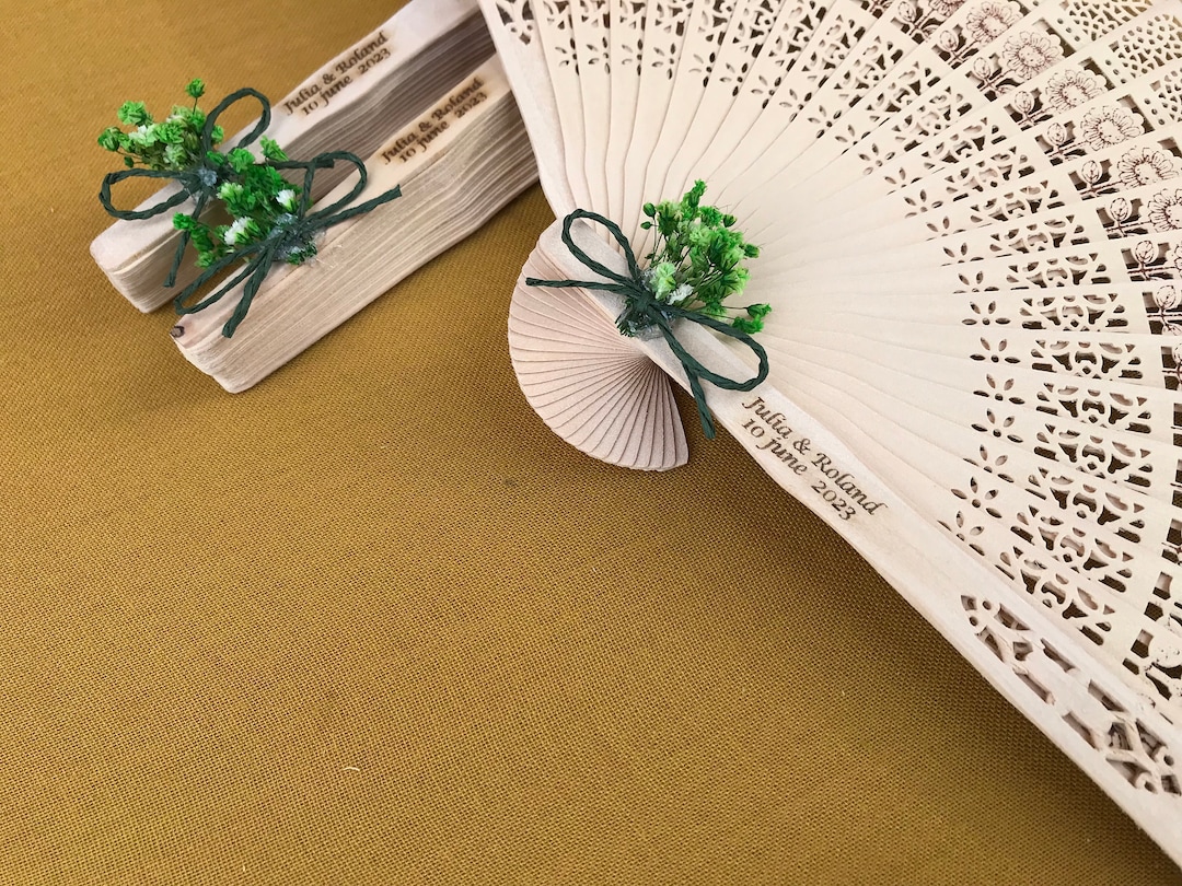 Wedding Fans, Summer Fans Favor, Hand Fan, Personalized Wedding Fan ...