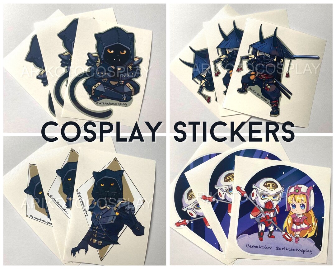 Cosplay Stickers: Khajiit Cosplay, Oni Samurai Cosplay, Starzinger ...