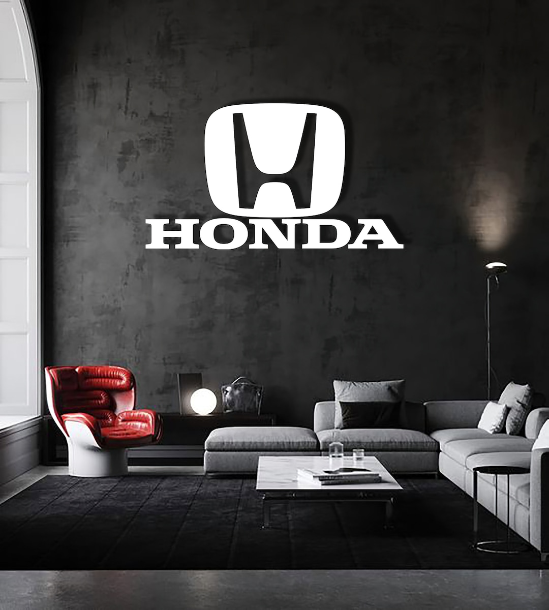 HONDA Wall Art Automotive Sign Metal Decor Metal Car - Etsy