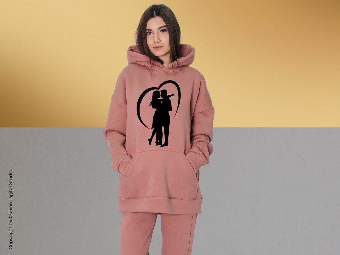 Couple Silhouette Png, Svg Ai, T-shirt Design, Png Sublimation, Cricut ...