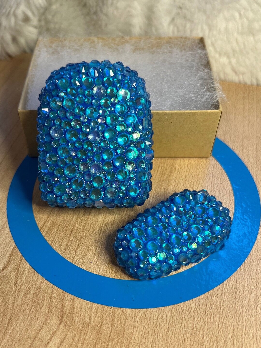 Original© Omnipod Cover Reusable Dexcom G6 Cover Lustrous Blue Crystal