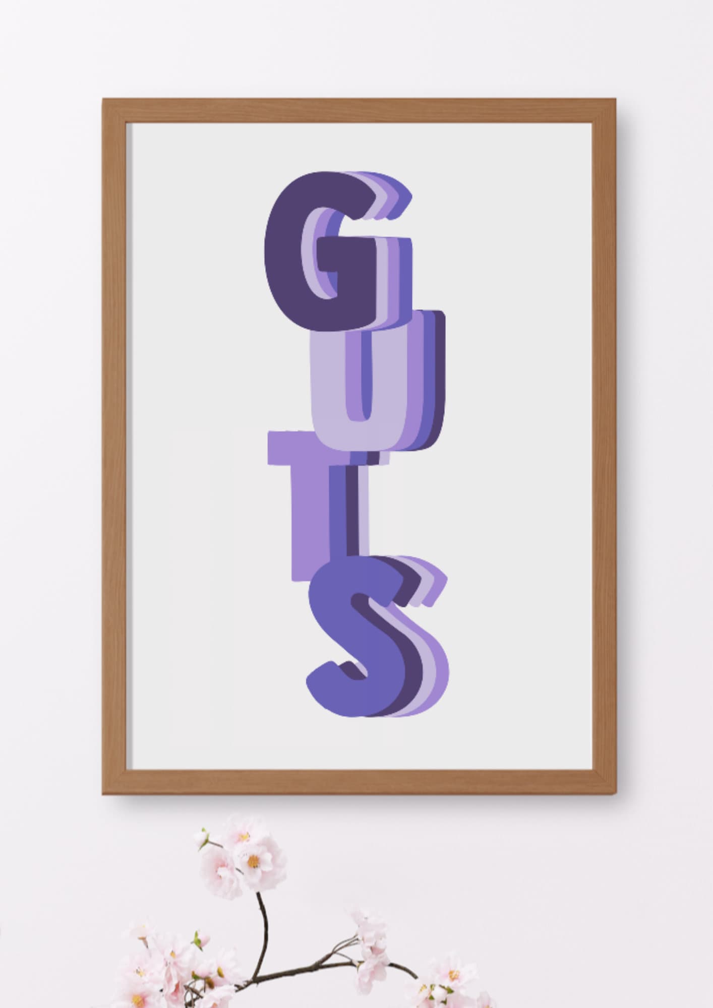 Olivia Rodrigo Inspired Guts Album Print | Olivia Rodrigo Wall Art ...