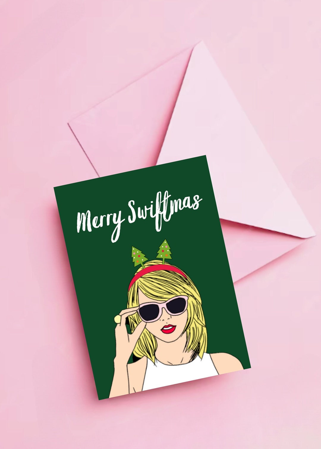 Taylor Inspired Christmas Card Taylor Swifty Merch Funny - Etsy
