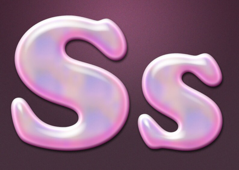 Realistic Bubble Gum Alphabet PNG, Gum Alphabet Clipart, Colorful ...