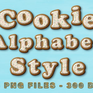 Cookie With Sprinkles Alphabet PNG, Cookie Alphabet Clipart, Cookie ...