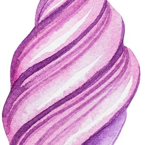 Set of 10 Boho Watercolor Shells Illustration, Clipart , Instant ...