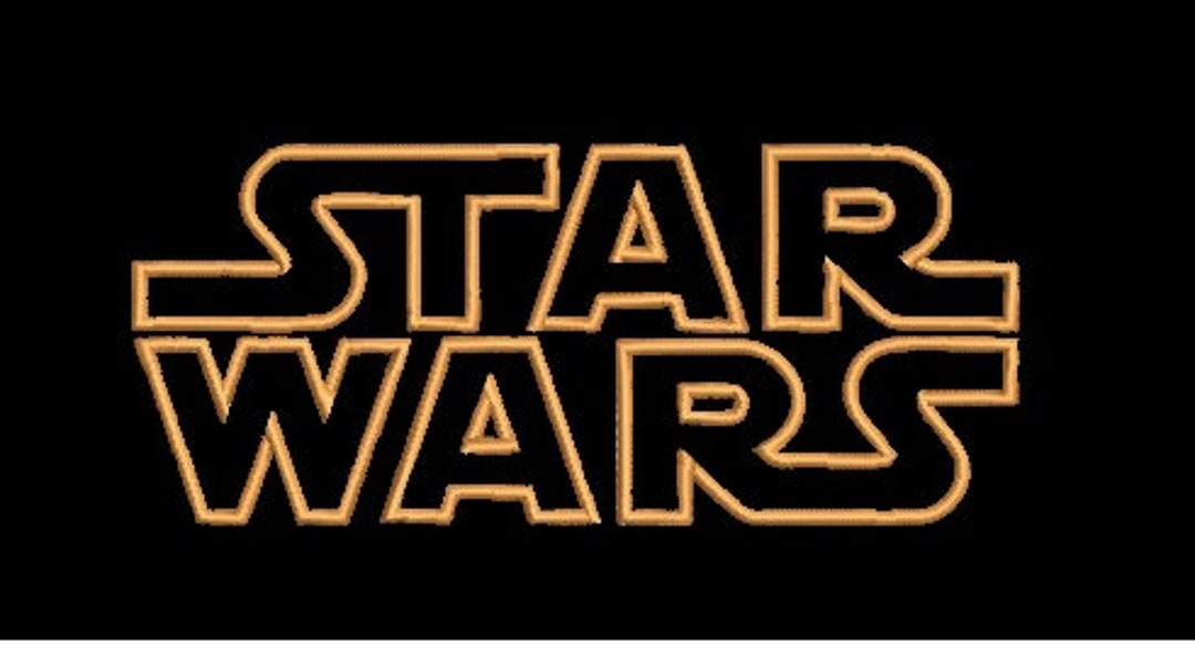 Star Wars Logo Embroidery Design - Machine Embroidery Pattern ...