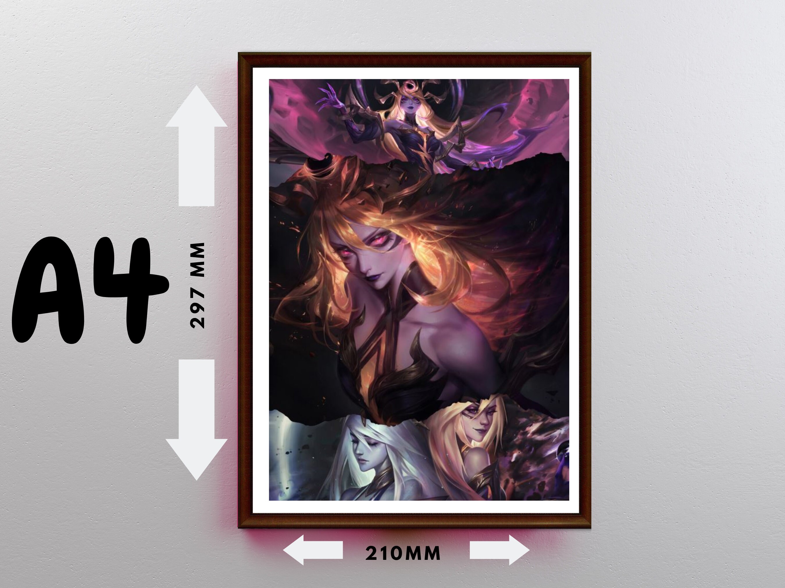 Lux Printable Poster Folio Size A4 League of Legends Digital - Etsy