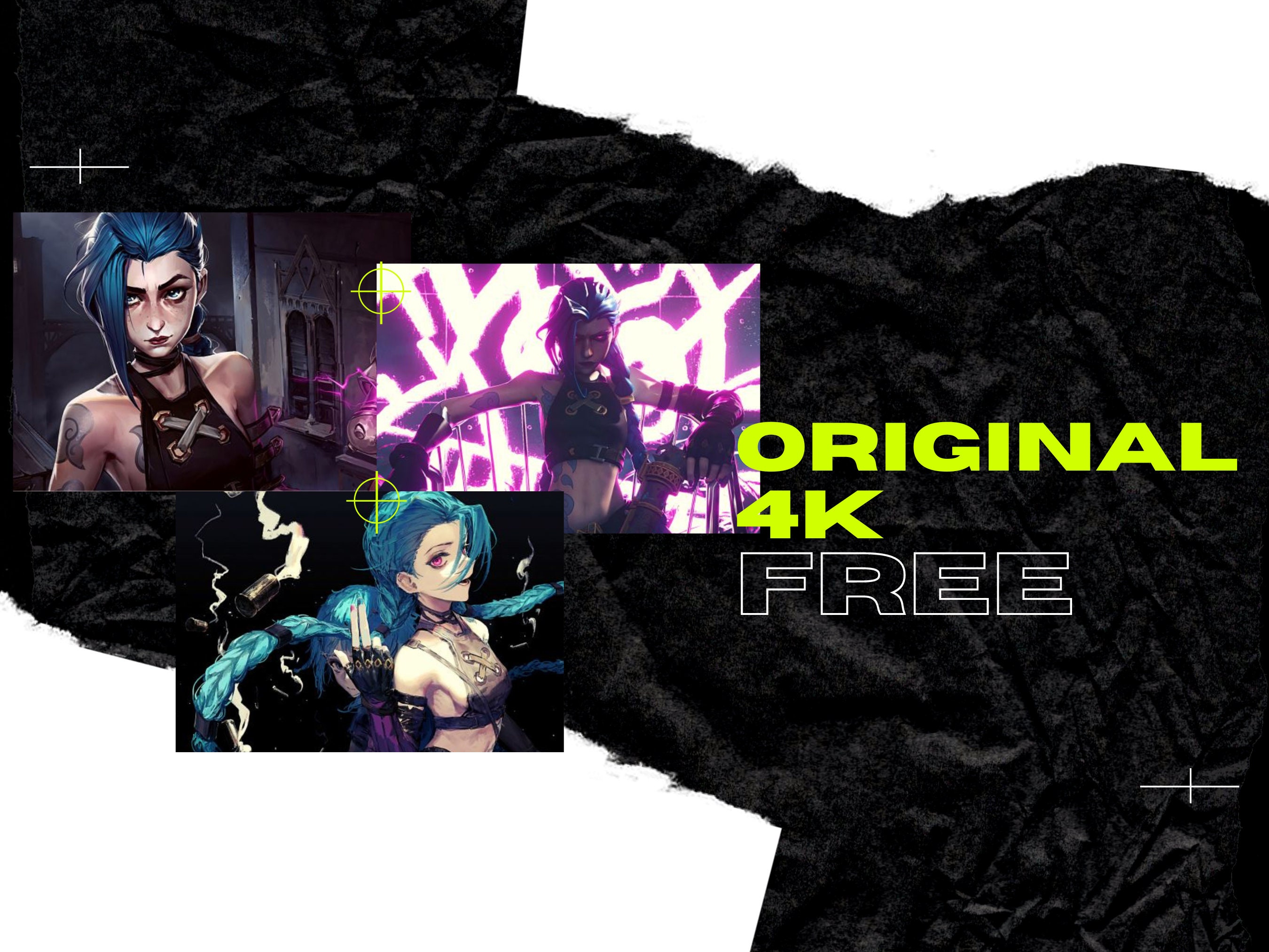Printable Poster Jinx Arcane Folio Size A4 League of Legends - Etsy