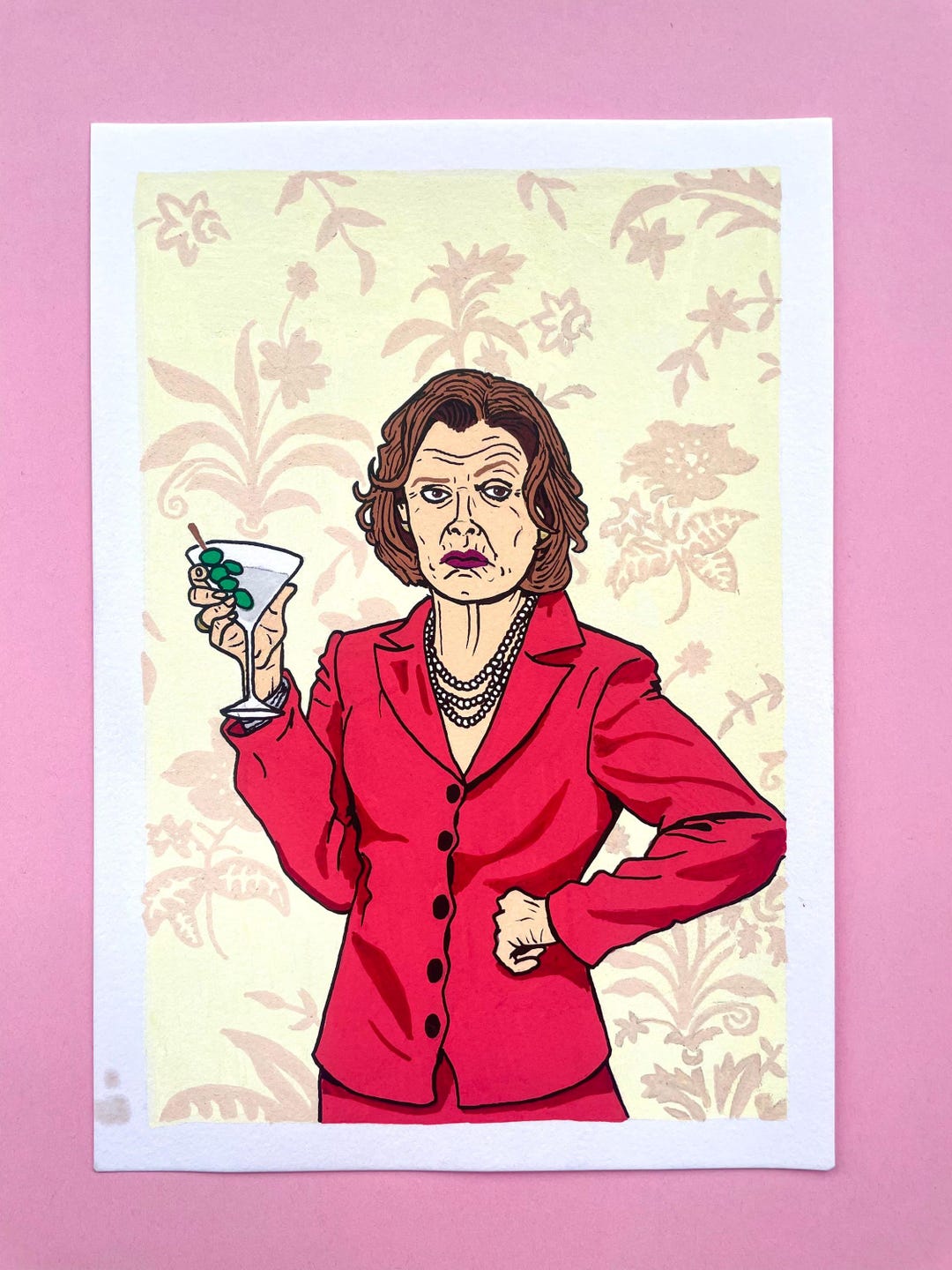 Arrested Development Lucille Bluth Art Print - Etsy