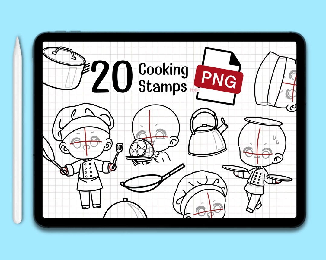 20 Cooking Chibi Bases PNG, Anime Figure, Twitch Emotes, Discord ...