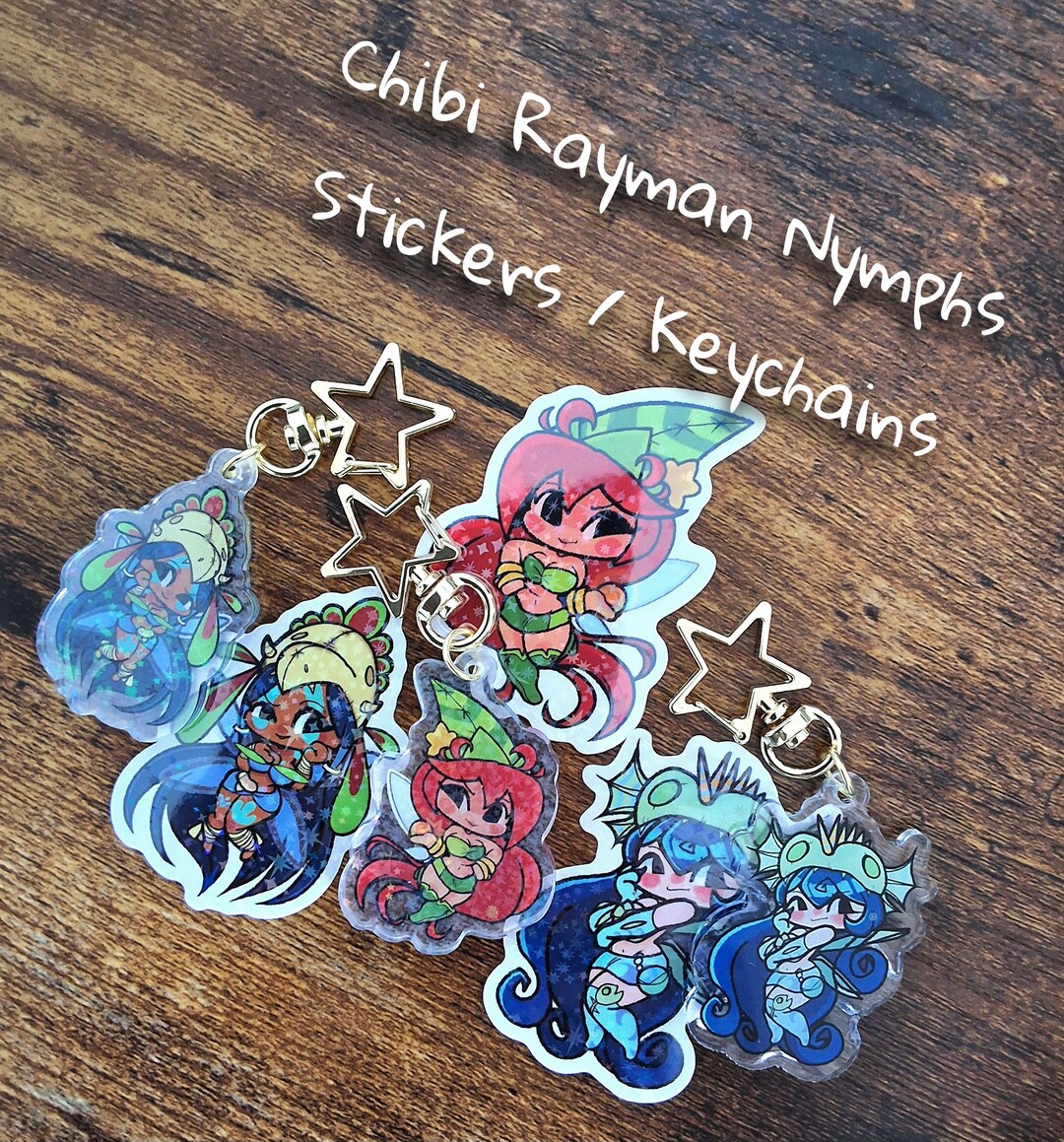 Chibi Rayman Nymphs Stickers/keychains - Etsy