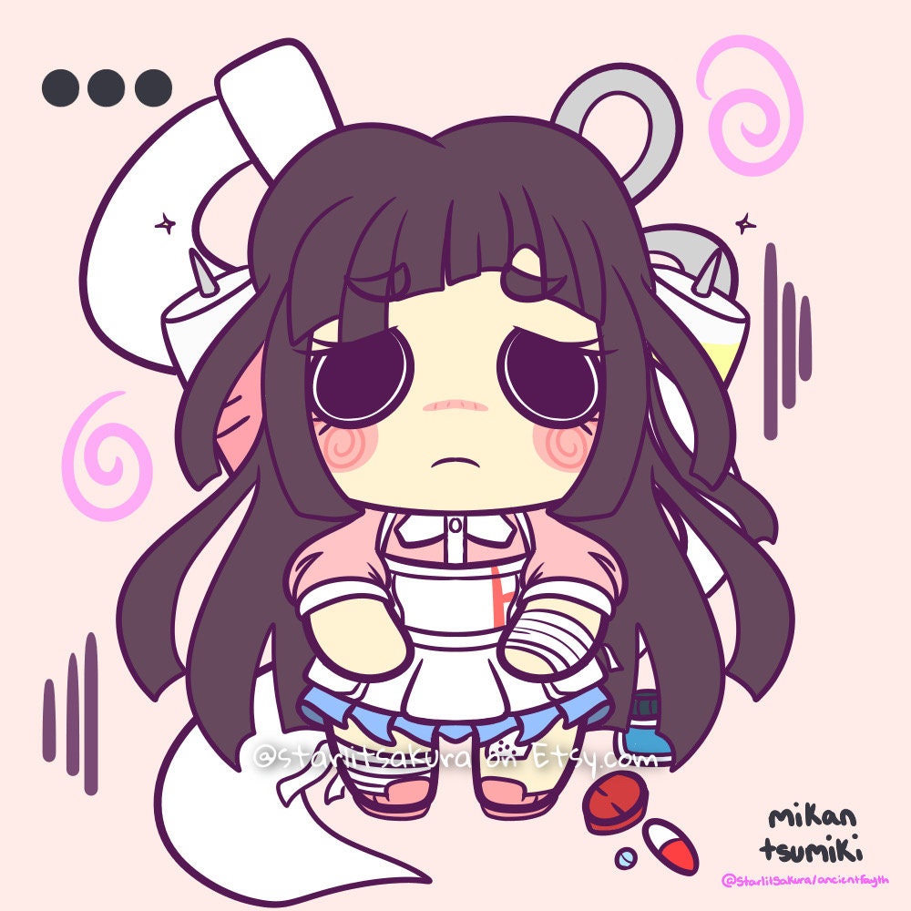 Simple Silly Chibi Portrait Commission read Desc for - Etsy