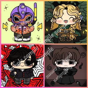 Simple Silly Chibi Portrait Commission, Hand-drawn, Digital Art, Weird ...