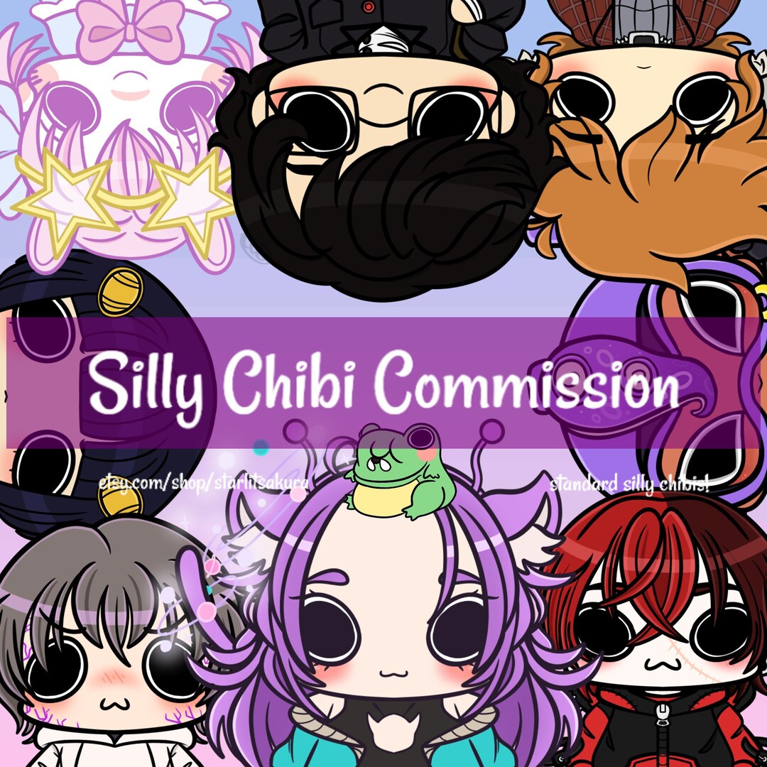 Simple Silly Chibi Portrait Commission (digital Art, Silly Chibis) - Etsy