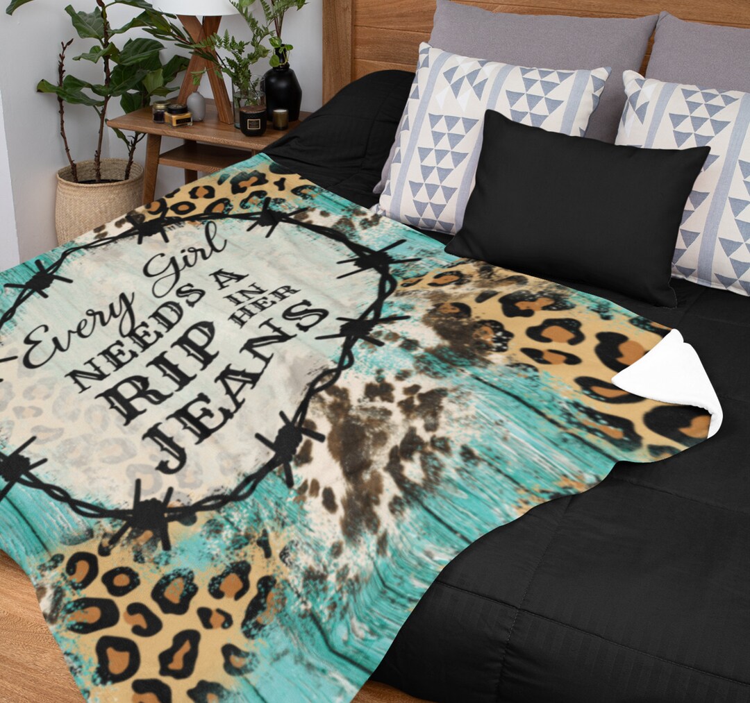 Sherpa Fleece Blanket Yellowstone Gifts Rip Blanket Adult Blanket ...