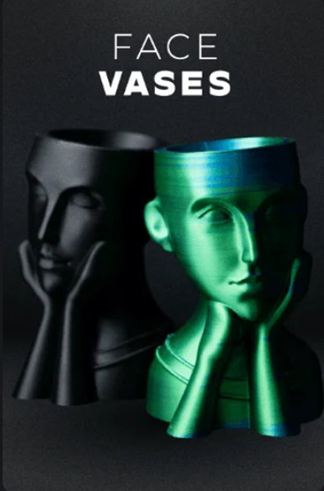 Face Vases - Etsy