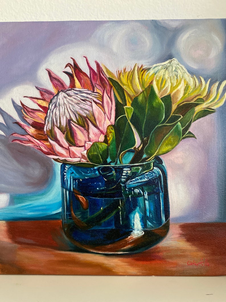 Floral Still Life Realism Oil Painting - Etsy