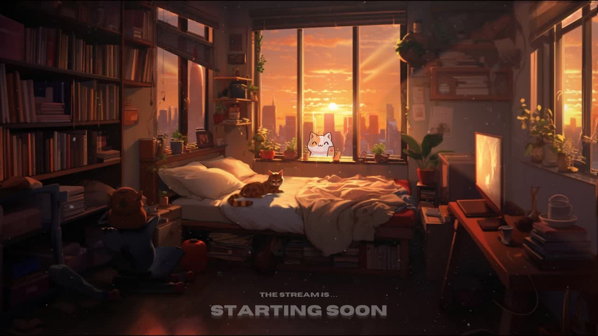 Cute Stream Overlays Animated Stream Overlays Cute Animated Streaming ...