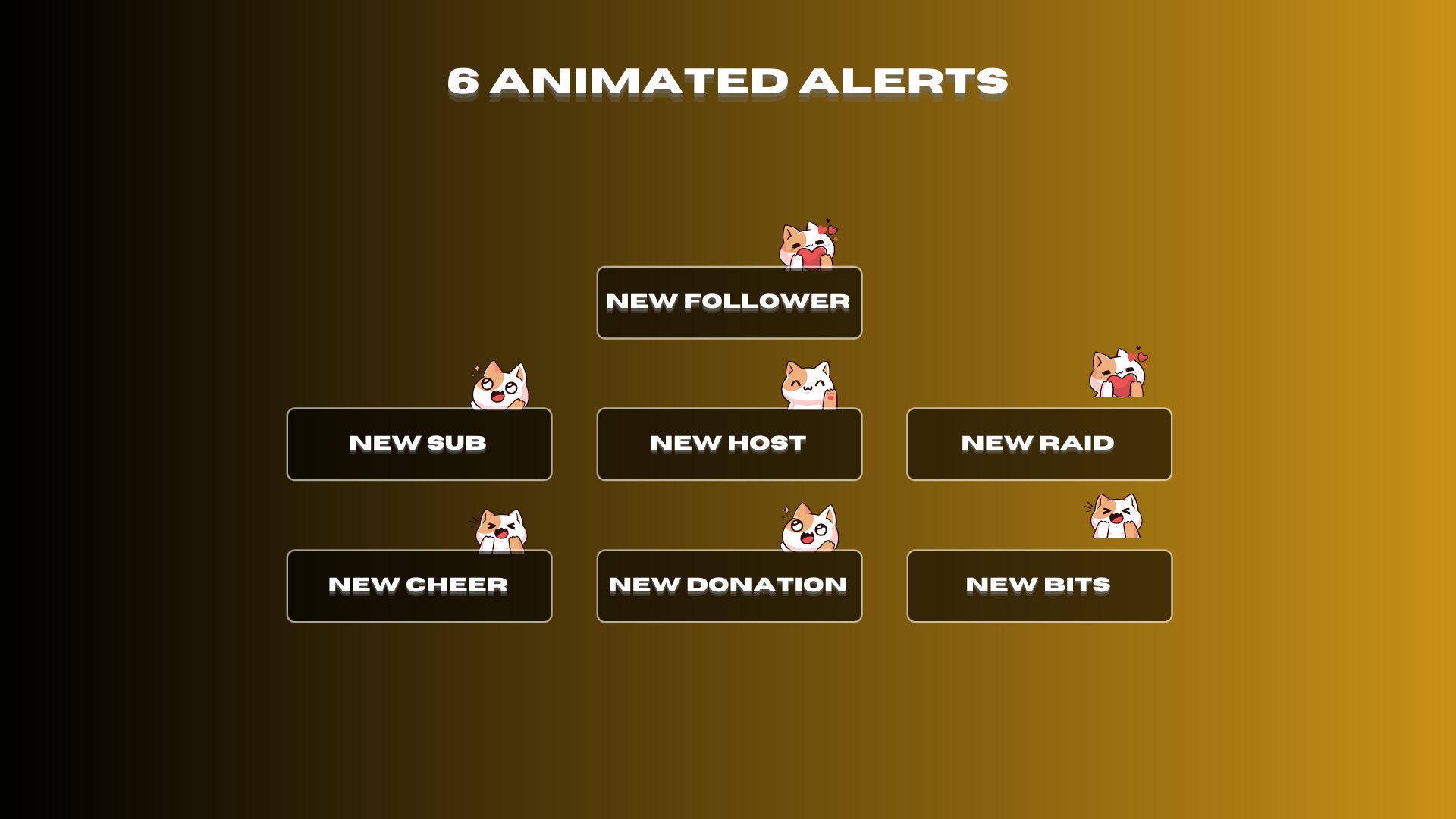 Cute Stream Overlays Animated Stream Overlays Cute Animated Streaming ...