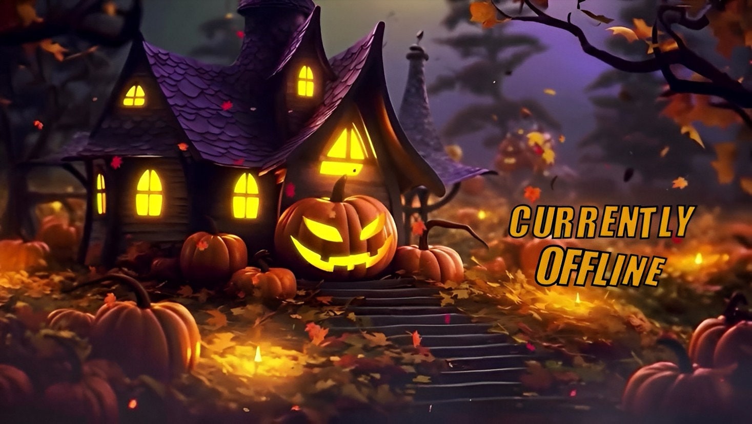 Halloween Stream Overlays Animated Stream Screens Halloween Style ...