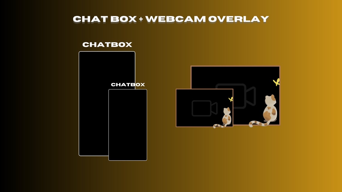 Cute Stream Overlays Animated Stream Overlays Cute Animated Streaming ...