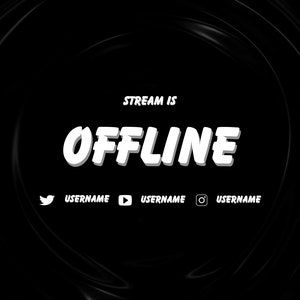 Black and White Stream Overlays Minimal Animated Stream Overlays Twitch ...