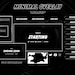 Black and White Stream Overlays Minimal Animated Stream Overlays Twitch ...